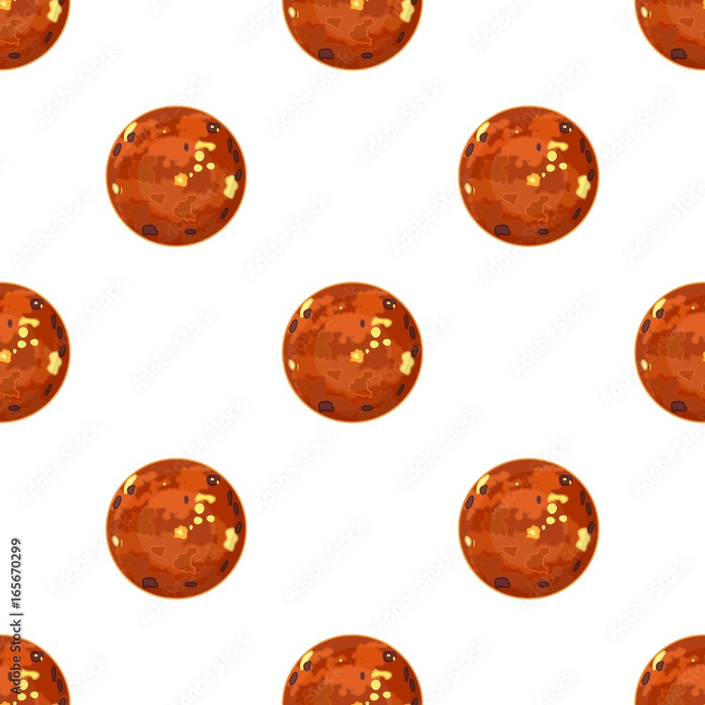 Venus icon in cartoon style isolated on white background. Planets ...