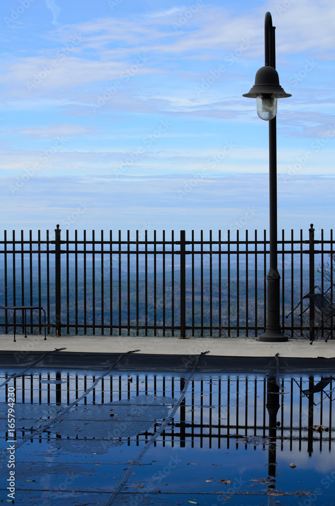 Cheaha Mountain State Park pool closed for the winter Stock Photo ...