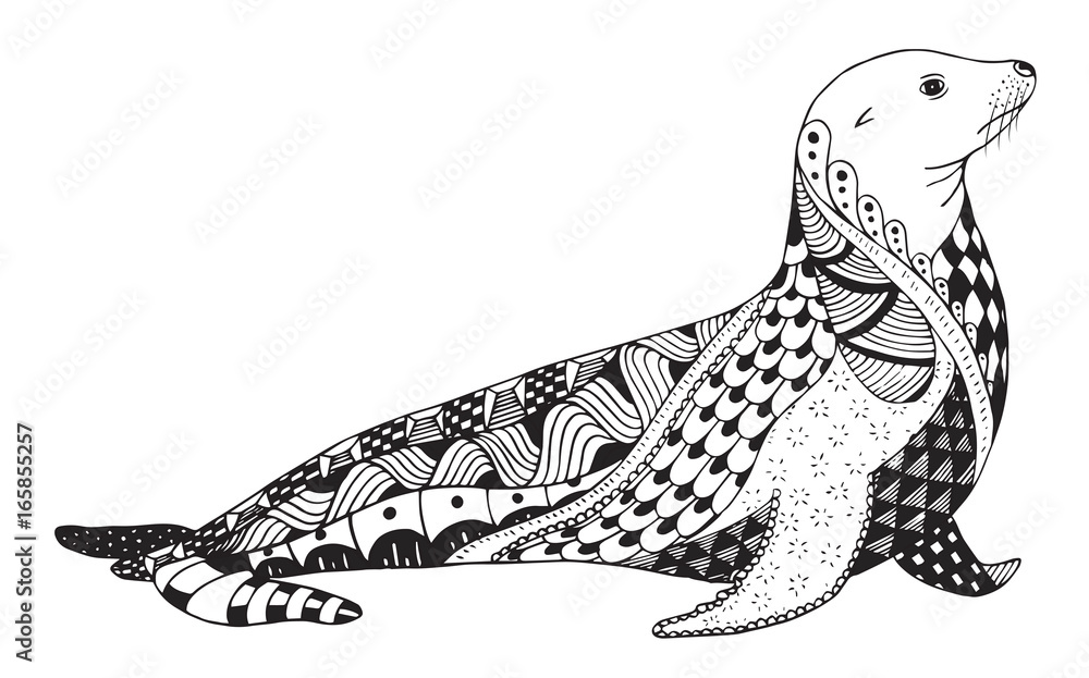 Sea Lion Coloring Page