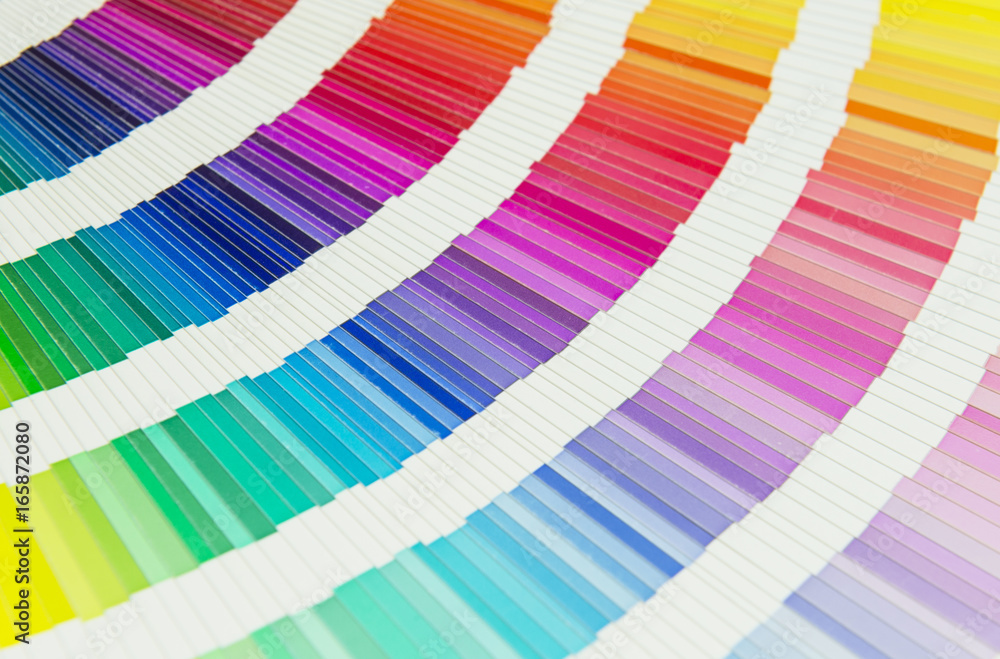 Pantone color palette swatches Stock Photo | Adobe Stock