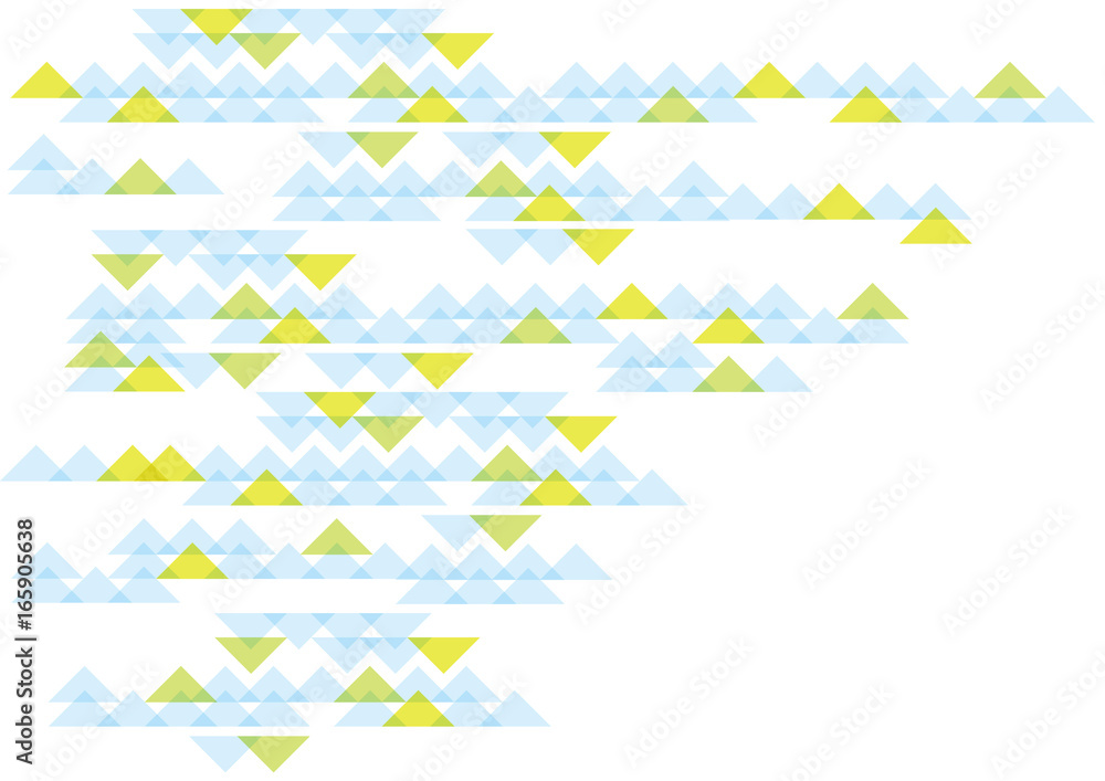 abstract vector background with blue and yellow triangles Stock Vector ...