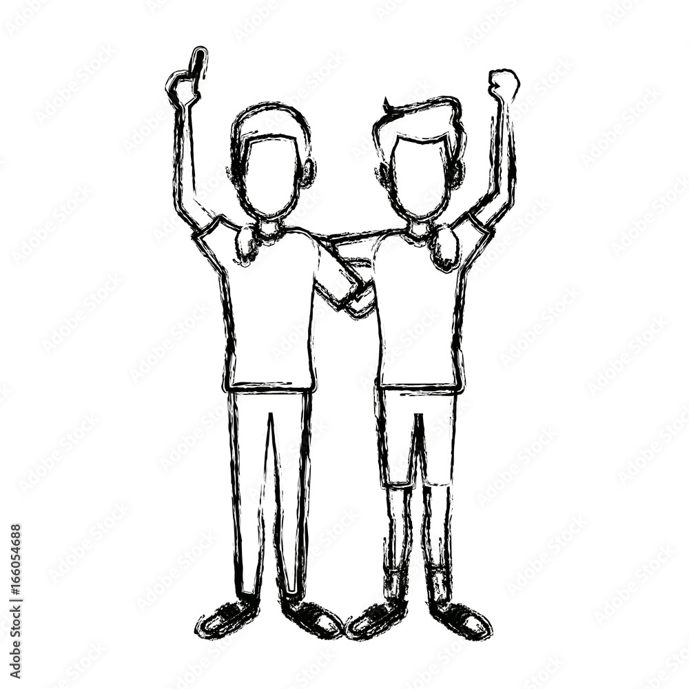 2 Best Friends Drawing