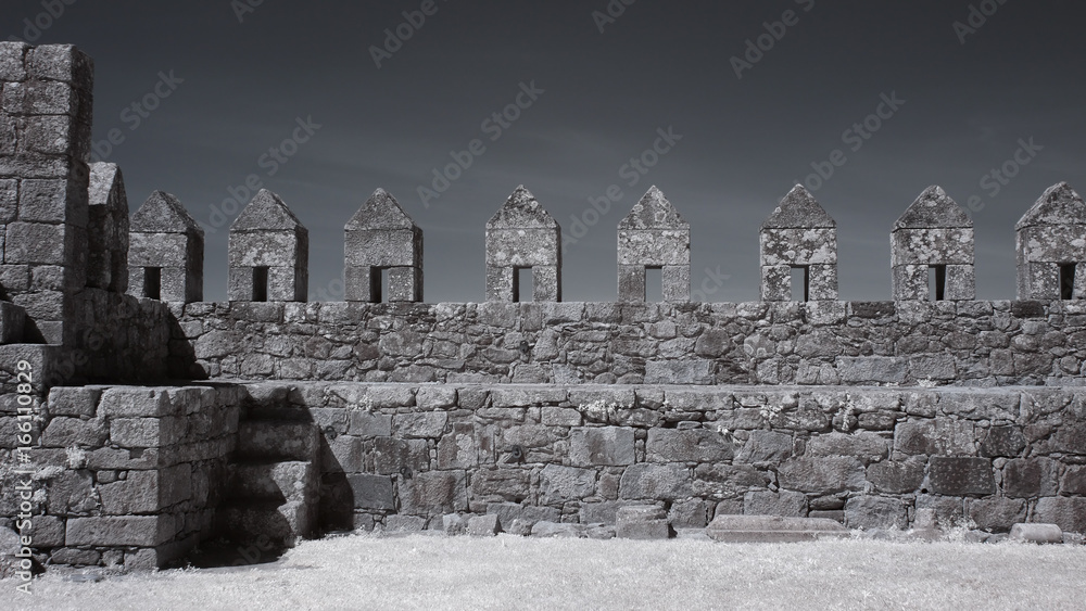 Inside of a medieval castle Stock Photo | Adobe Stock