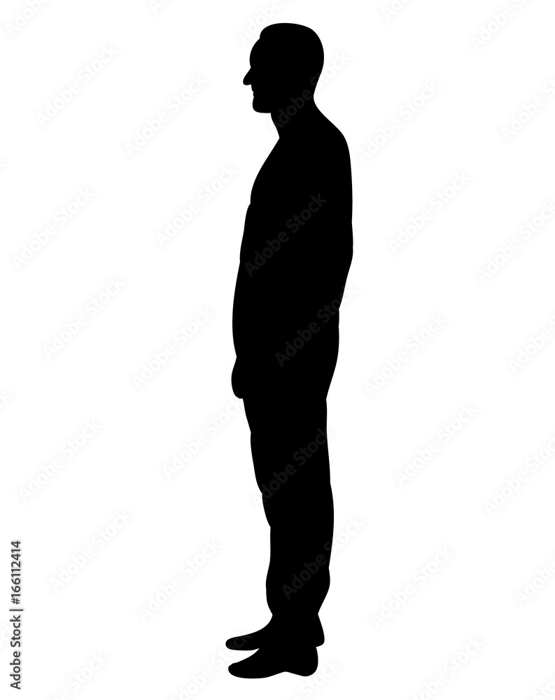 Standing Man Silhouette