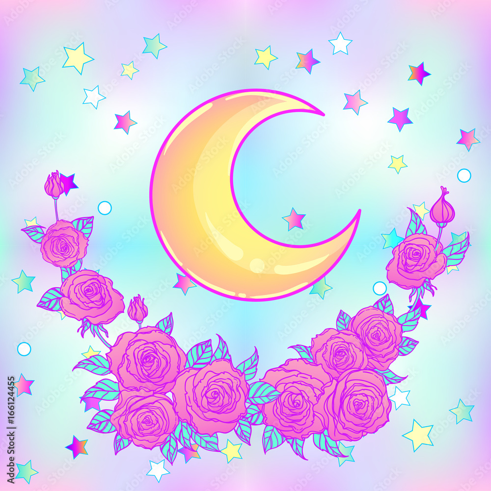 Pastel Goth Sky Background