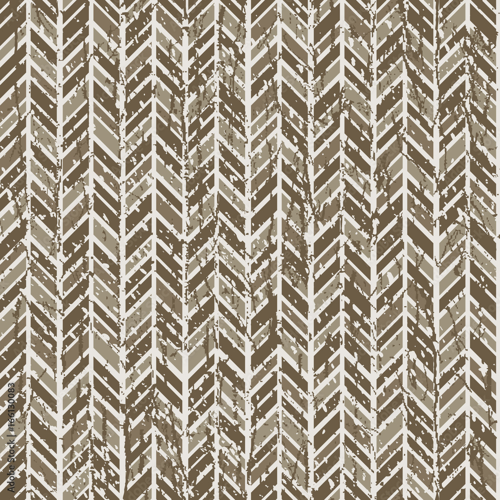 Abstract Herringbone Pattern in Brown Stock Vector | Adobe Stock