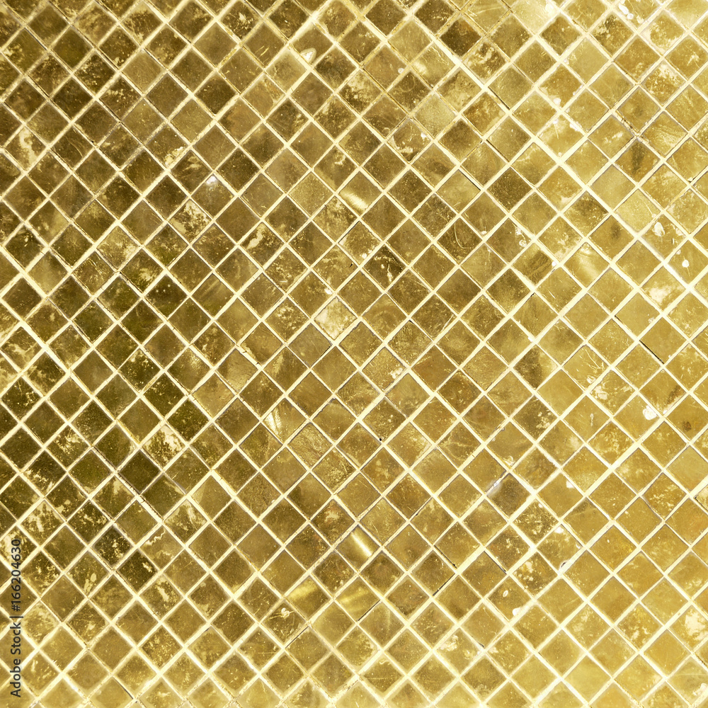 gold tile wall texture Stock Photo | Adobe Stock