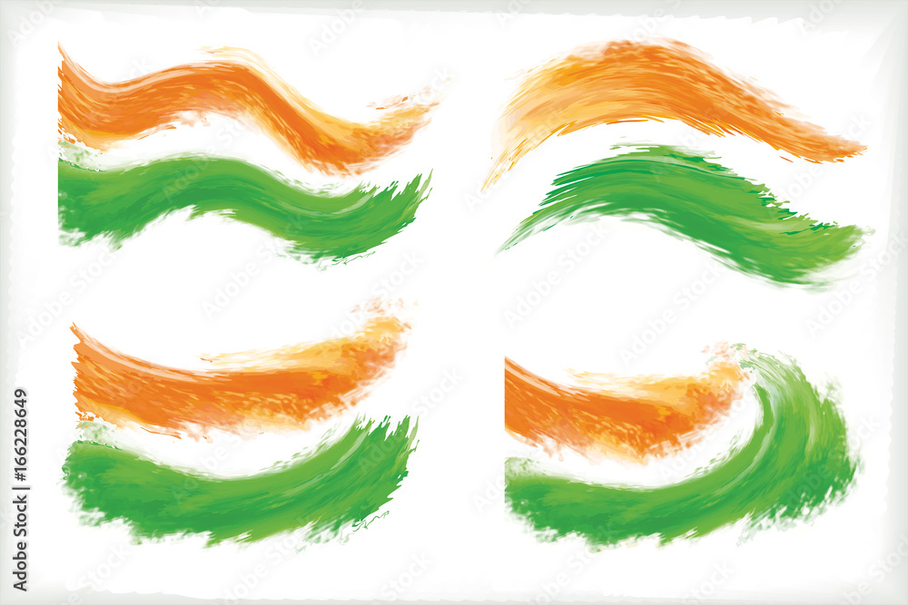 Different patterns of three colors Stock Vector | Adobe Stock