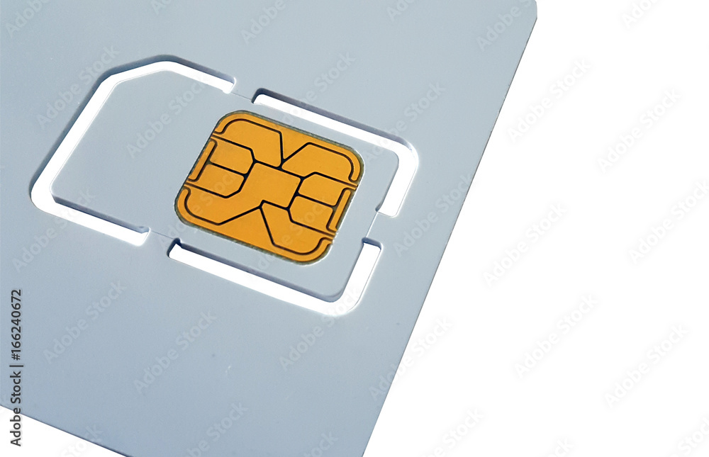 Blank sim card template Stock Photo | Adobe Stock