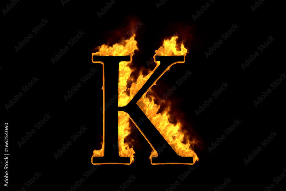 Letter K Fire