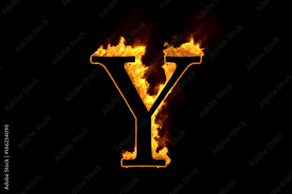 Fire Letter Y