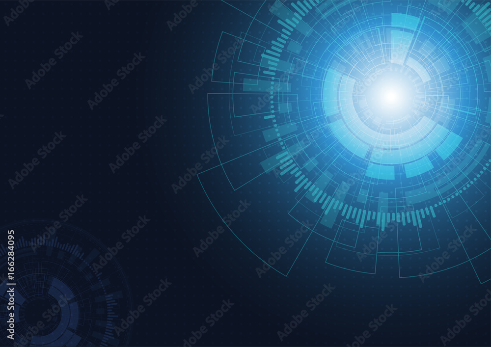 Abstract Technology Background Stock Vector | Adobe Stock