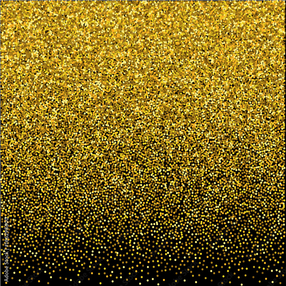 Black And Yellow Glitter Background