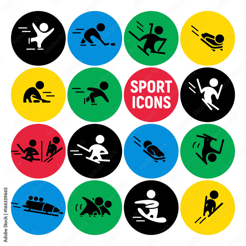 Winter Sports Icons