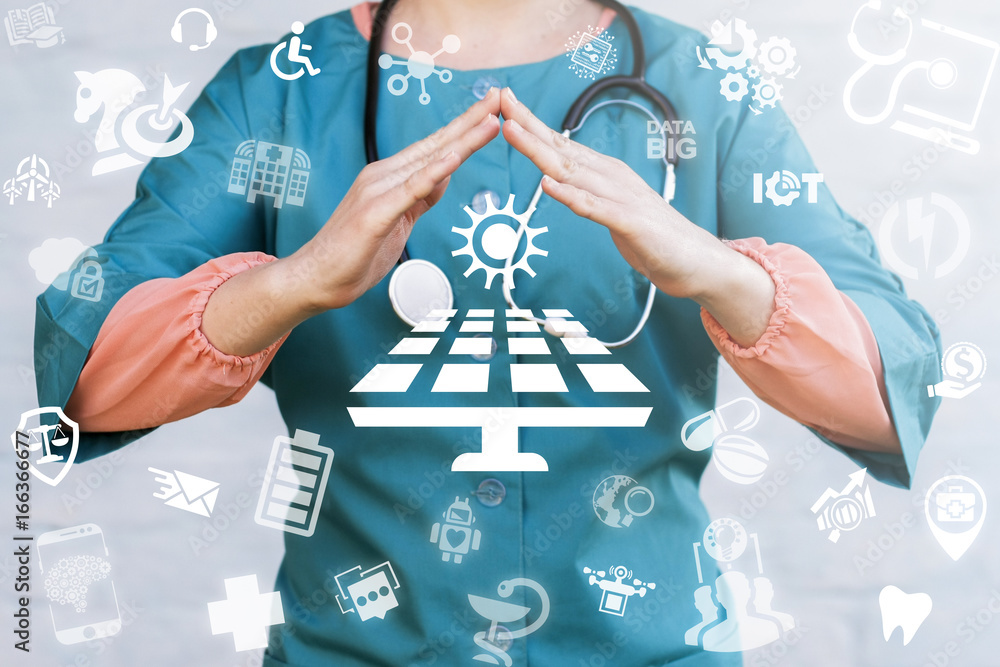 Solar Panels System in Health Care - Renewable Alternative Electrical ...