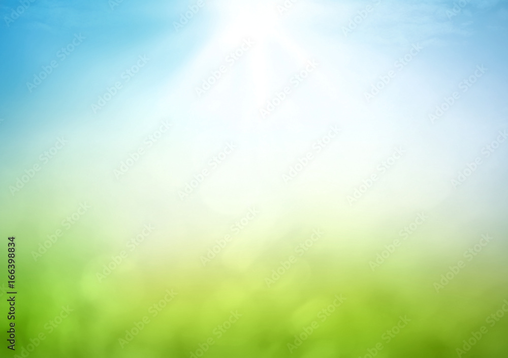 World environment day concept: Abstract blurred beautiful green bokeh ...