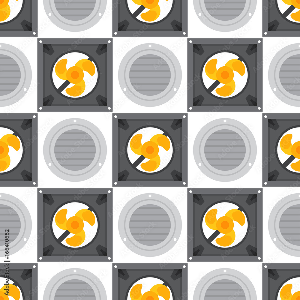 Air conditioner airlock systems seamless pattern ventilator ...