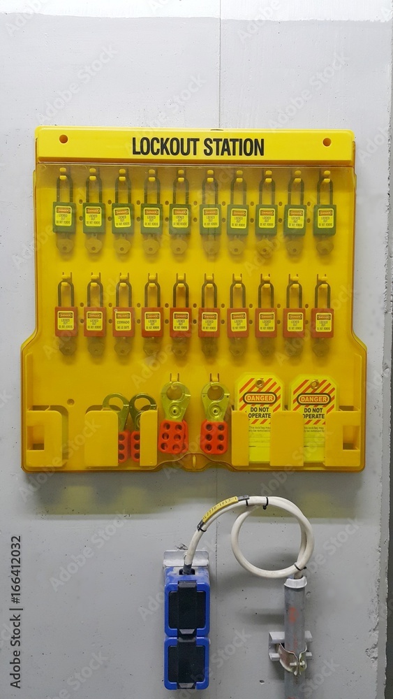 Lock out & Tag out , Lockout station,machine - specific lockout devices ...