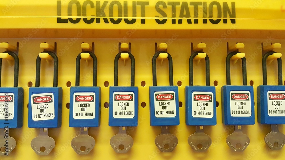 Lock out & Tag out , Lockout station,machine - specific lockout devices ...