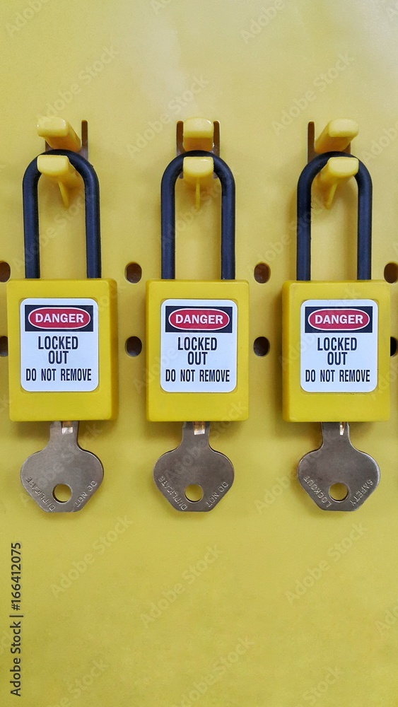 Lock out & Tag out , Lockout station,machine - specific lockout devices ...
