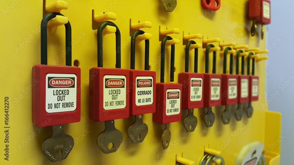 Lock out & Tag out , Lockout station,machine - specific lockout devices ...