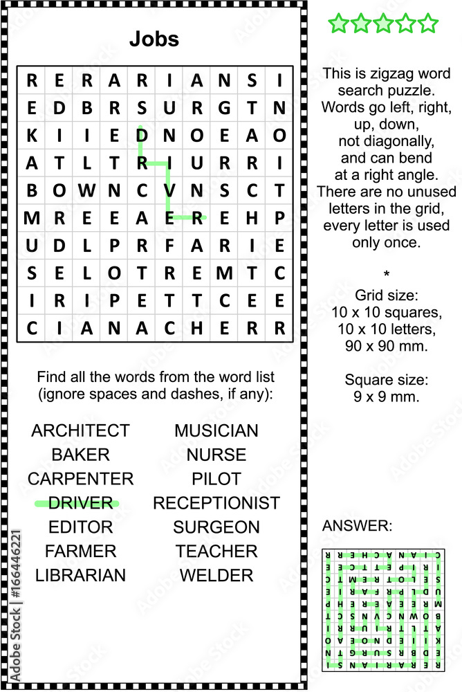 Career Word Search