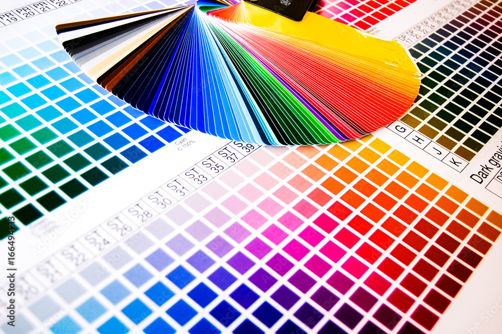 Digital Color System Chart Stock-Foto | Adobe Stock