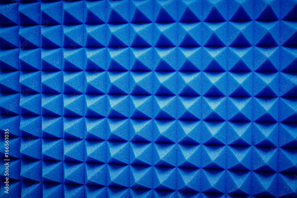 Blue acoustic foam for abstract background or texture Stock Photo ...