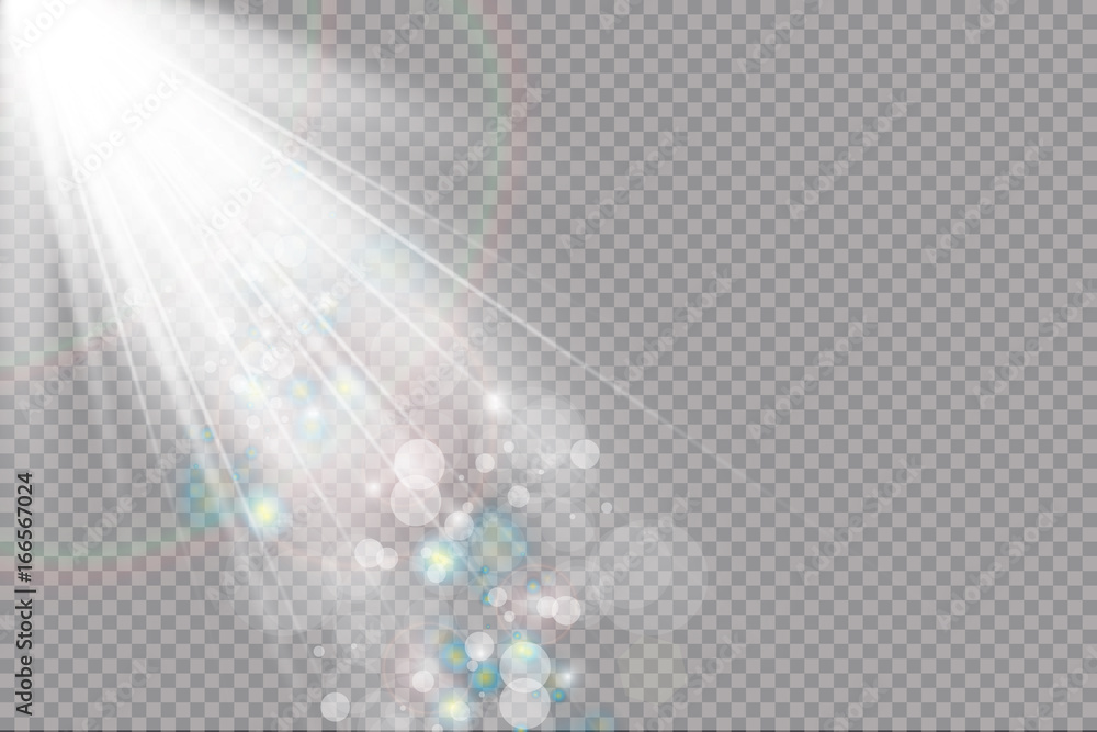 Vector Light Rays Background