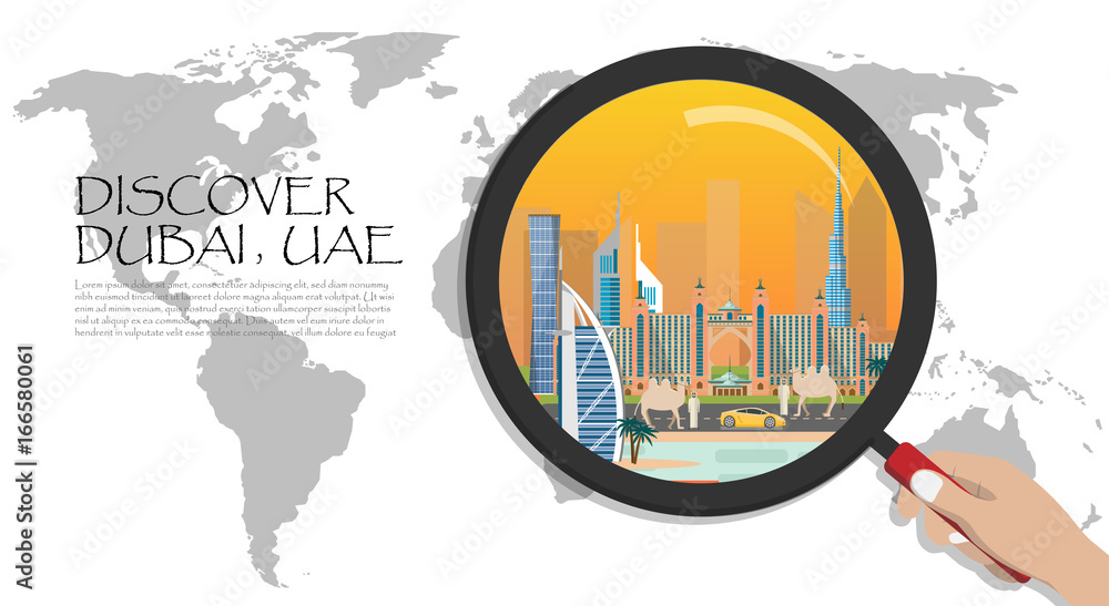 Dubai infographic , welcome to Dubai. United Arab Emirates infographic ...