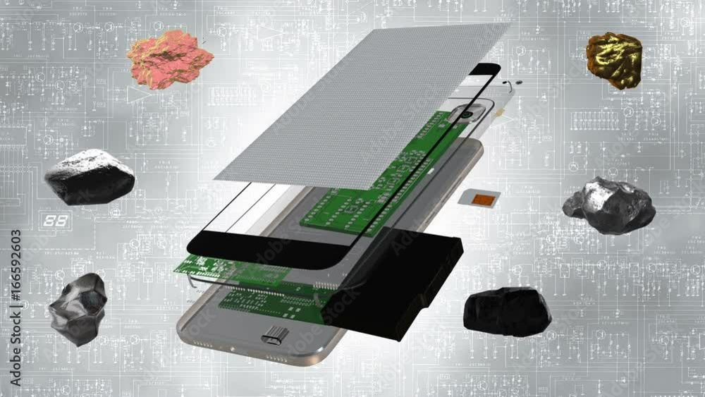 Minerals in a cellphone The minerals that are used to make mobile ...