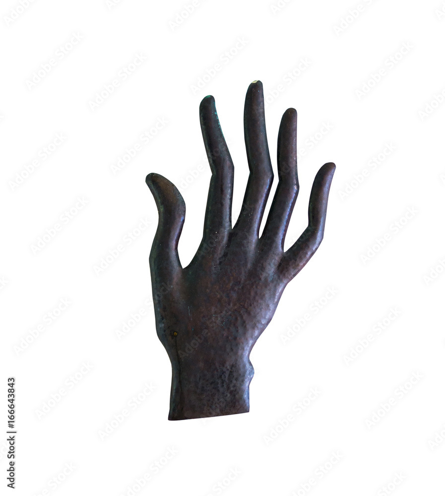 hand sculpture, black hand gesture carving Stock Photo | Adobe Stock
