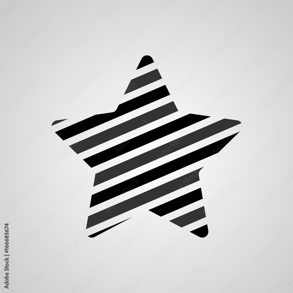 Star vector icon. Template for design. Stock Vector | Adobe Stock