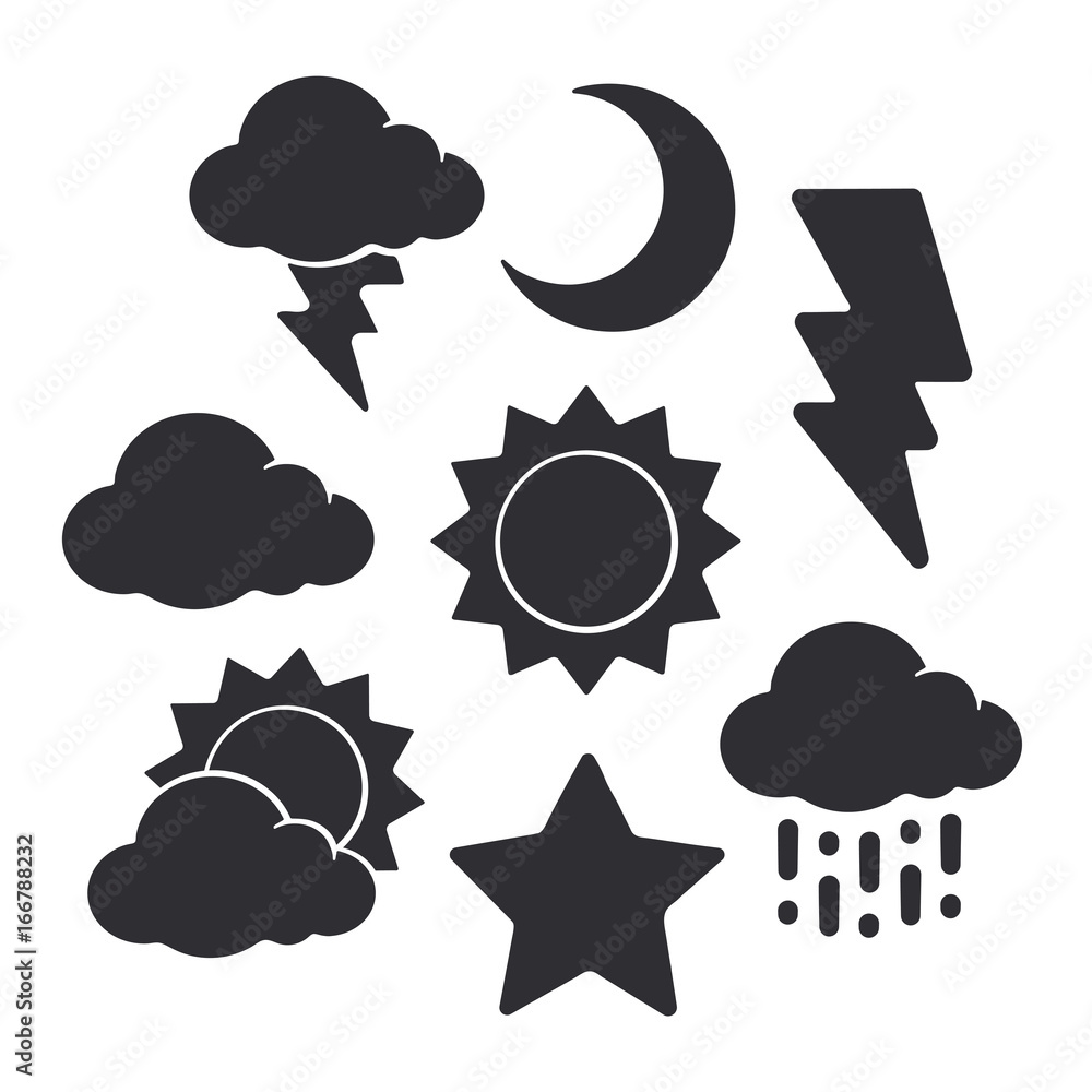 Weather Symbols Lightning