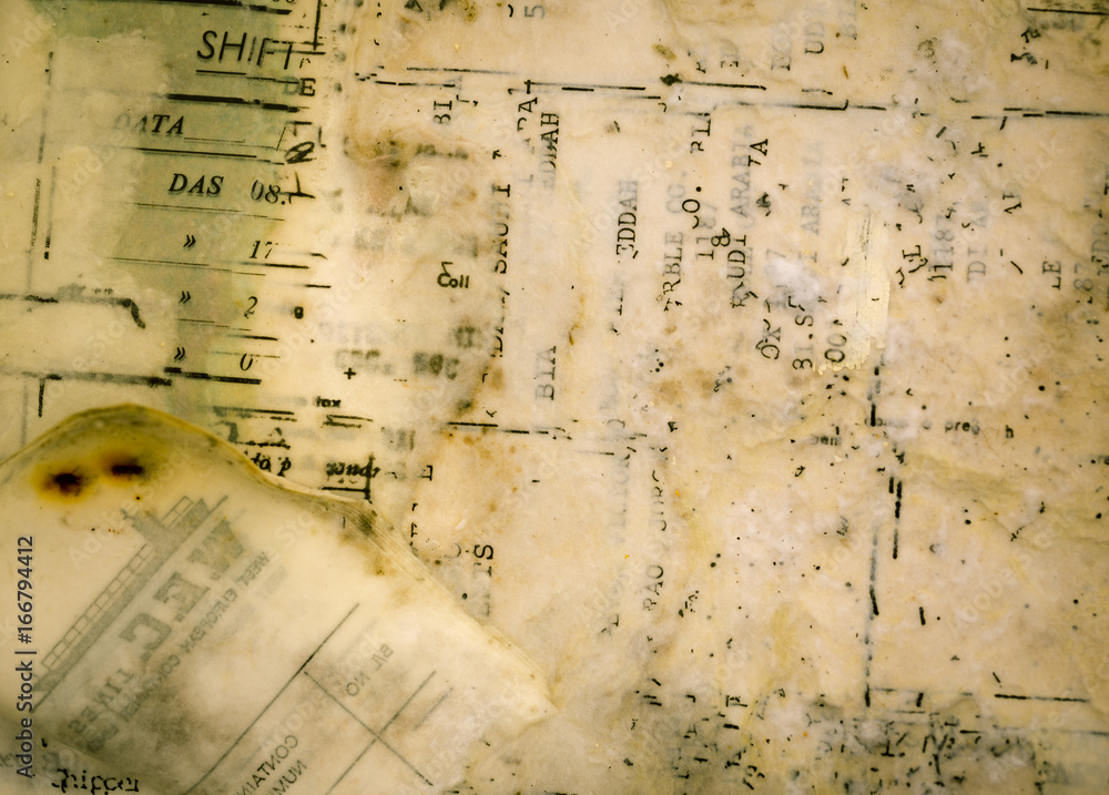 old wet and damaged paper texture with writing Stock Photo | Adobe Stock