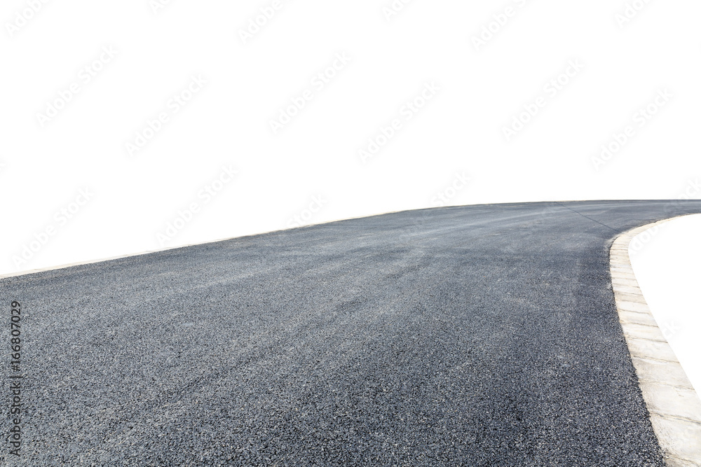 Asphalt road background texture on white background Stock Photo | Adobe ...