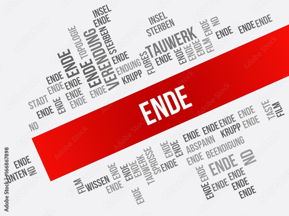 Ende Stock-Illustration | Adobe Stock