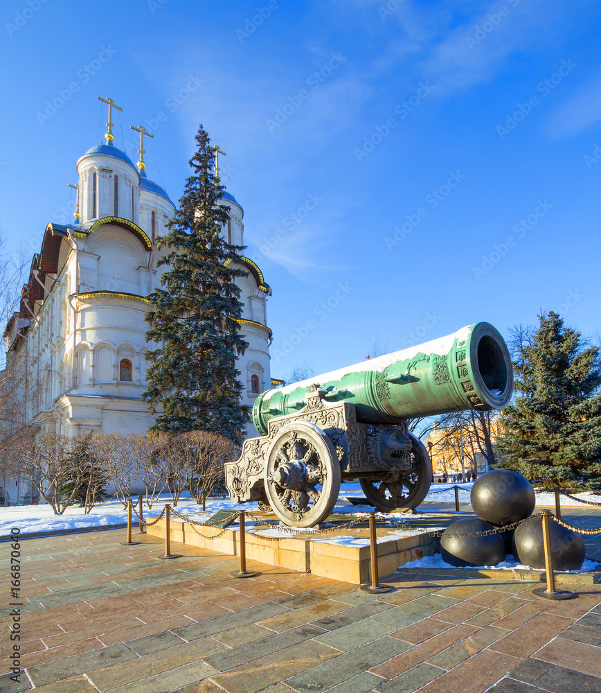 Россия. Москва. Царь-пушка в Кремле. Stock Photo | Adobe Stock