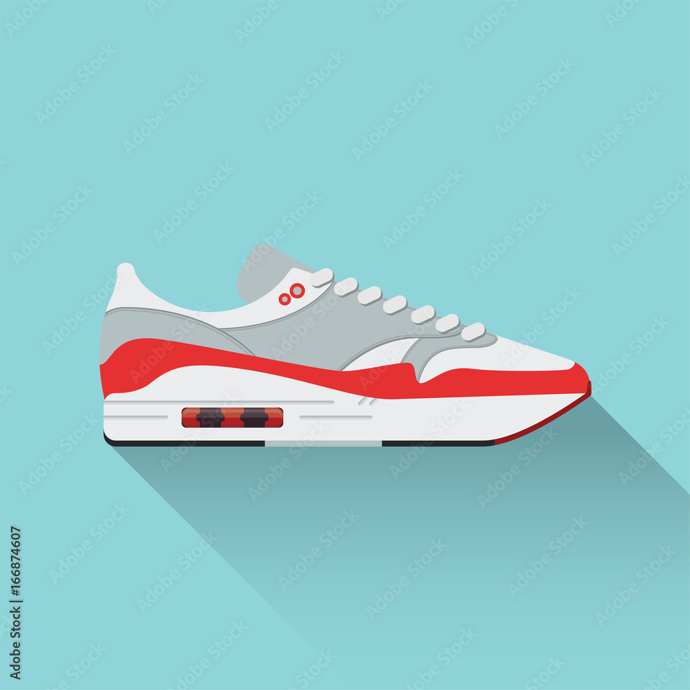 Sport trainer for all. Flat design. Vector illustration. Stock Vector ...