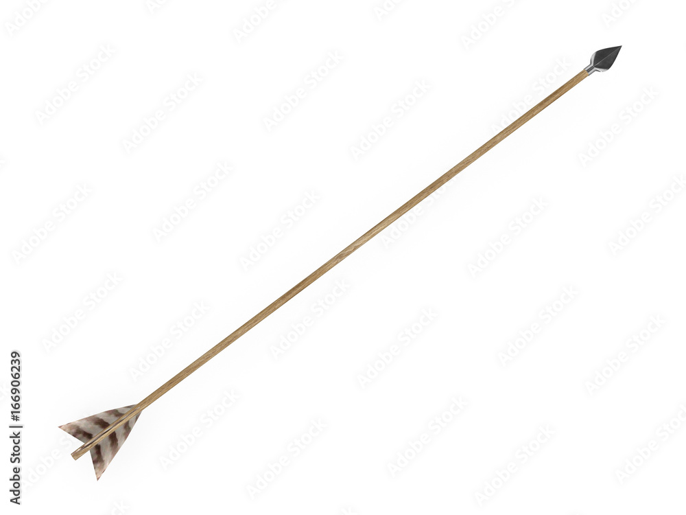 medieval arrow 3d rendering Stock Illustration | Adobe Stock