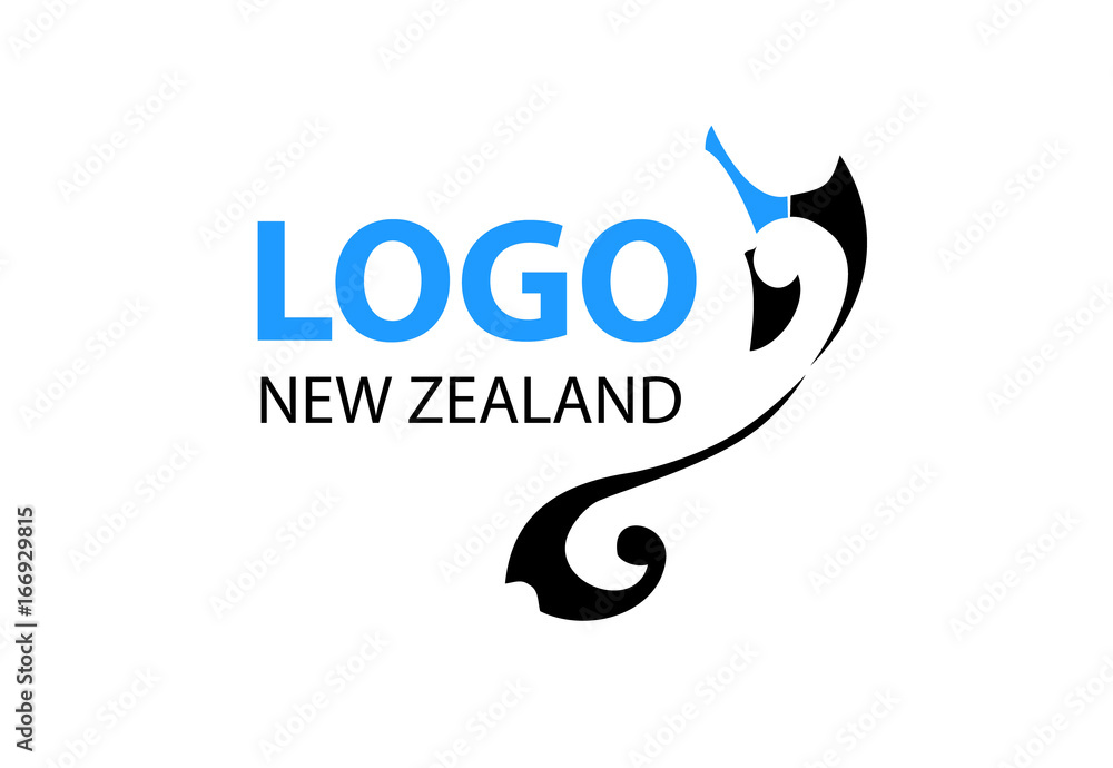 Vector - New Zealand modern logo, isolated on white background. Vector ...