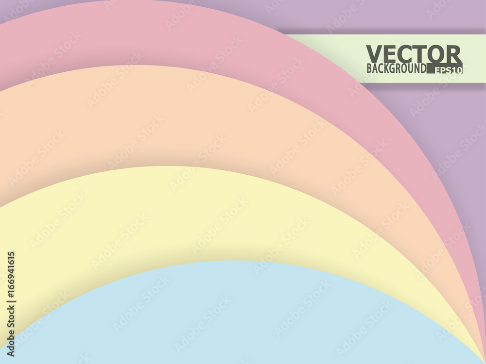 vector of different color in pastel shade tone rounded for background ...