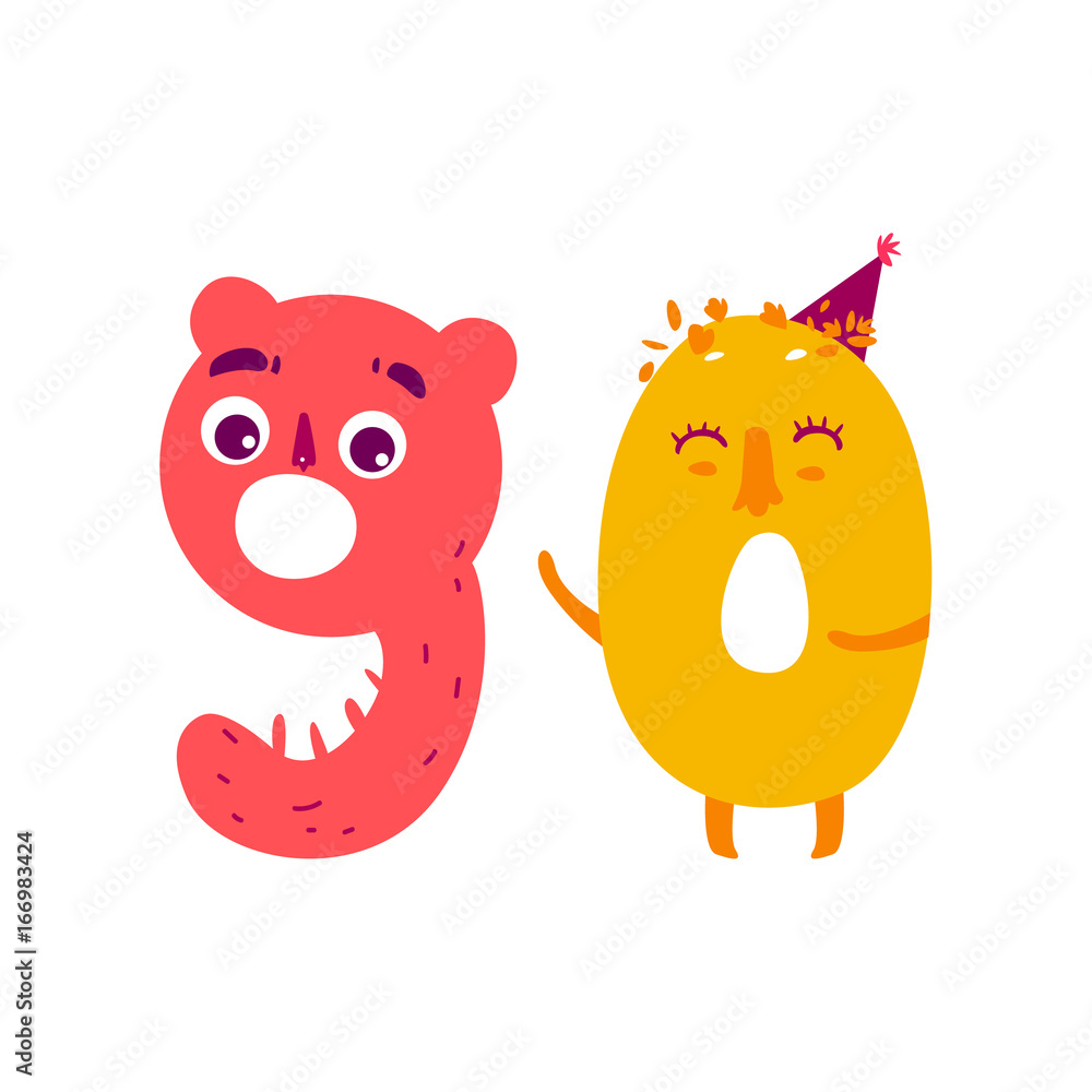 Image Of The Number 90 Clipart