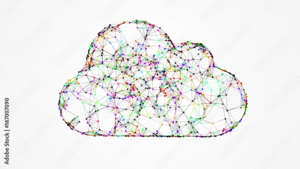 cloud computing, huge connections between points and users are creating ...