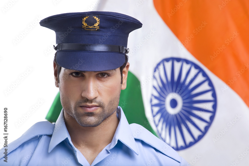 Indian Security Guard Logo