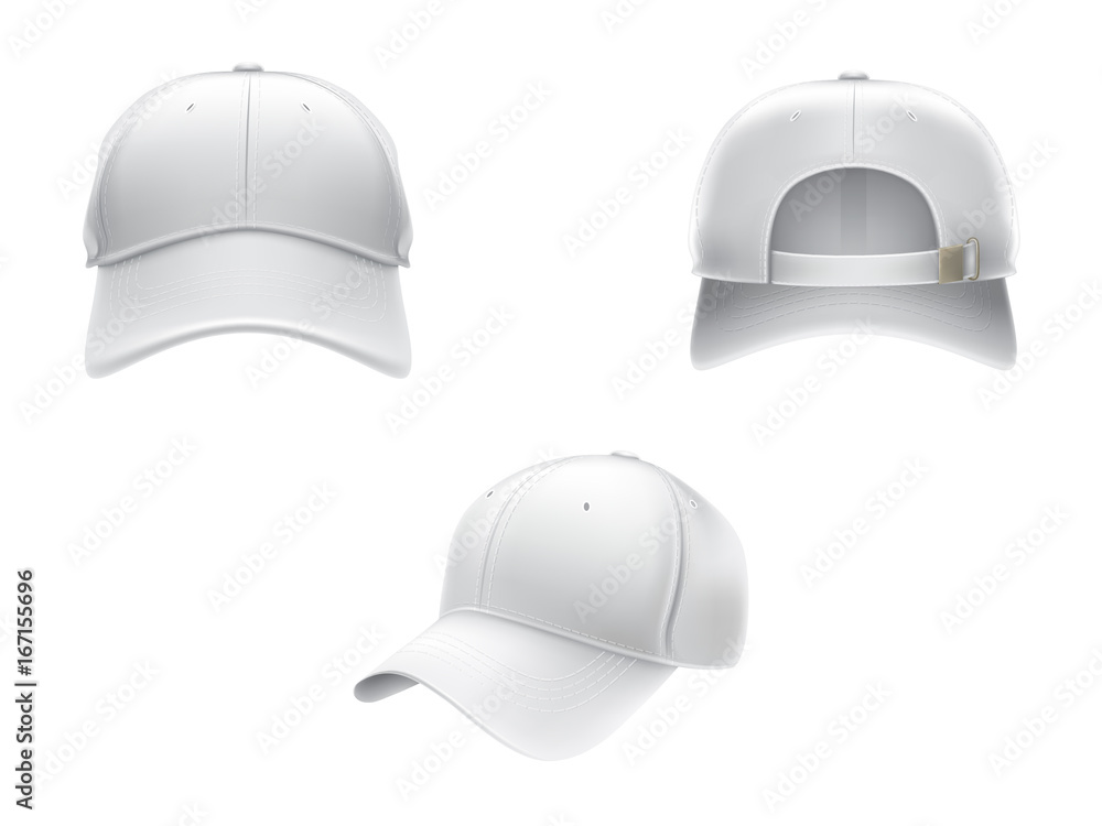 Baseball Cap Template Back