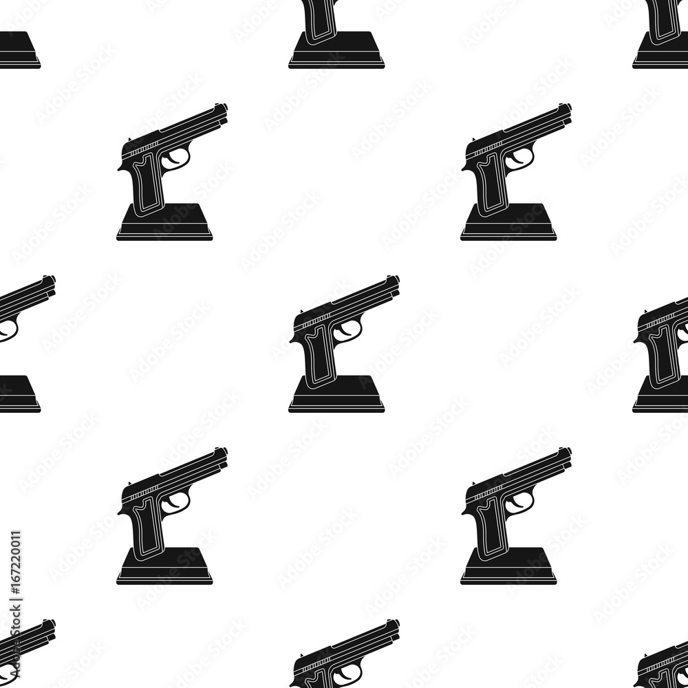 Golden gun on a stand.Award for best crime film.Movie awards single ...