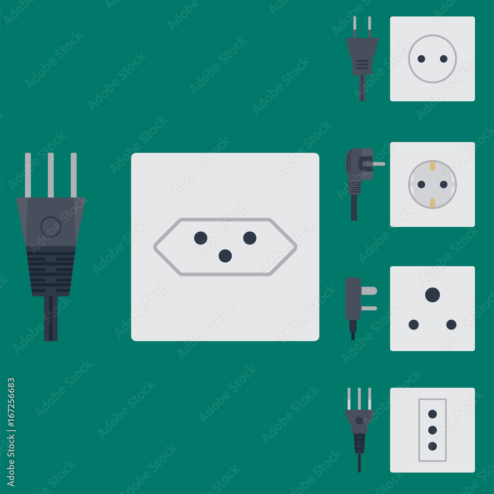 Plug Outlet Vector