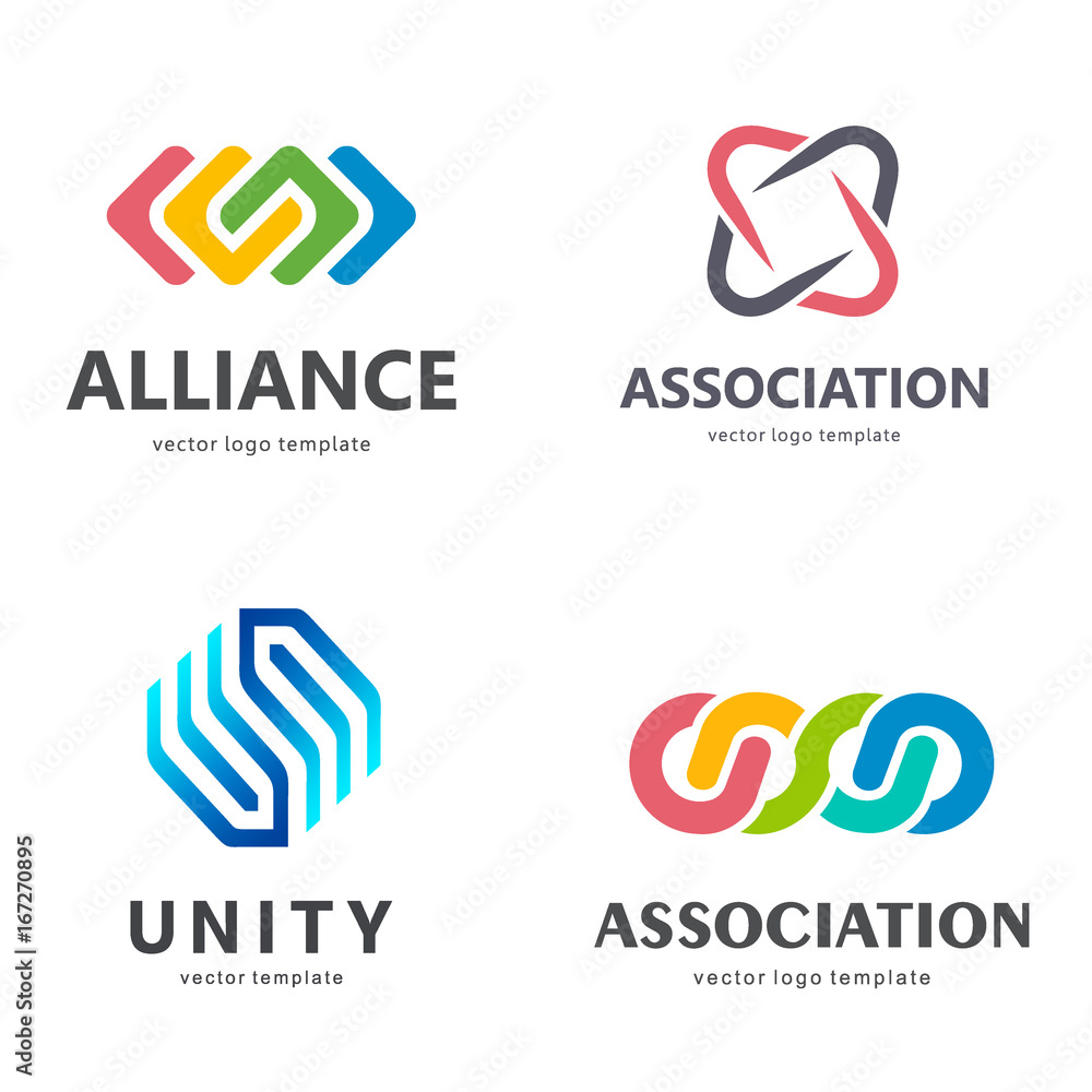 Collection of vector logos for your business. Association, Alliance ...