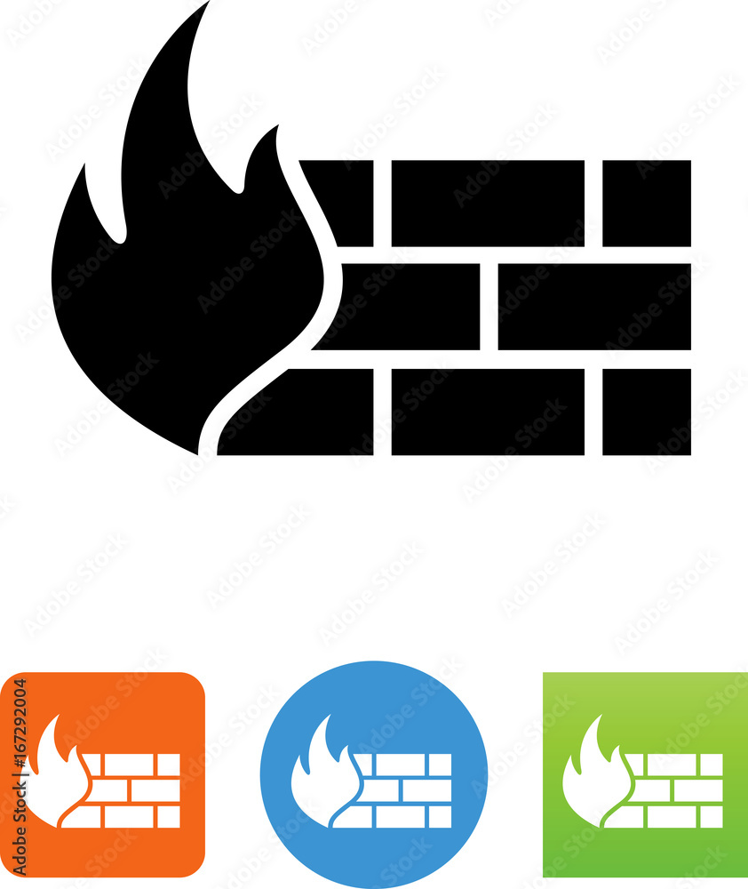 Network Firewall Icon
